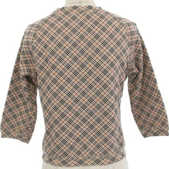 Burberry | Tops | Auth Burberry Brit Checkers Plaid Vintage Top | Poshmark